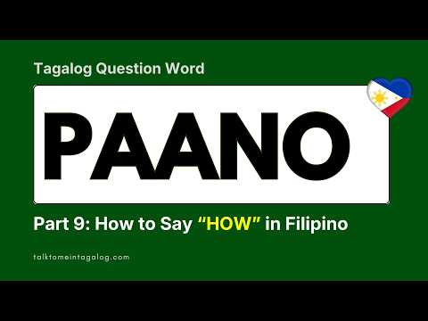 How to Say WHY in Tagalog with Examples | BAKIT in English