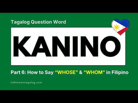 How to Say "Used to" in Tagalog | SANAY in English