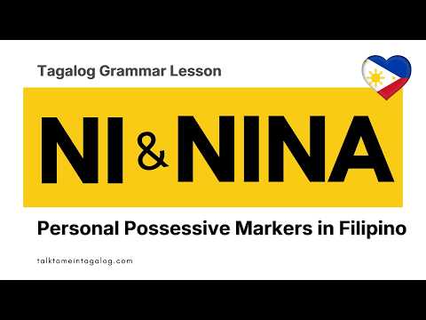 Tagalog NG Markers | Talk to Me in Tagalog