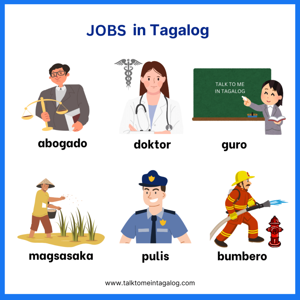 Jobs, Occupations, and Professions in Tagalog | Filipino Vocabulary